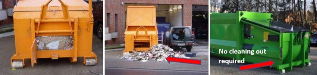 Bergmann Portable Compactors Have A Different Press Plate Design ...